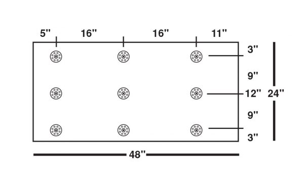 TFP-904 Polypropylene Foam Fastener Washer with WS Wood Screws ...