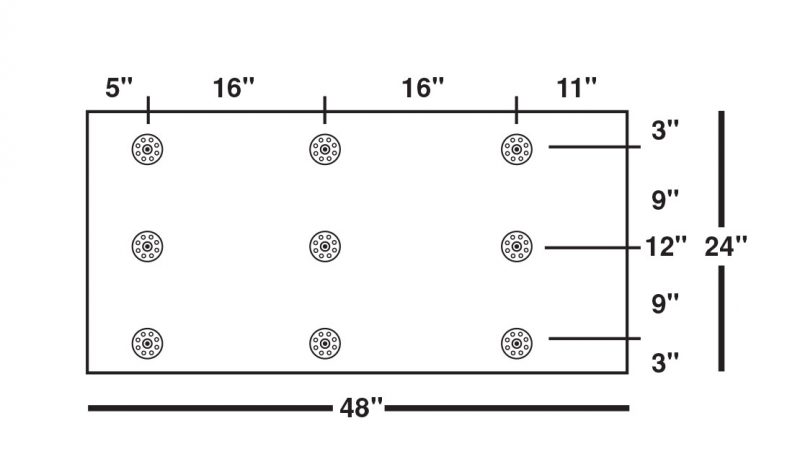 TFP-604 Polypropylene Foam Fastener Washer with WS Wood Screws ...