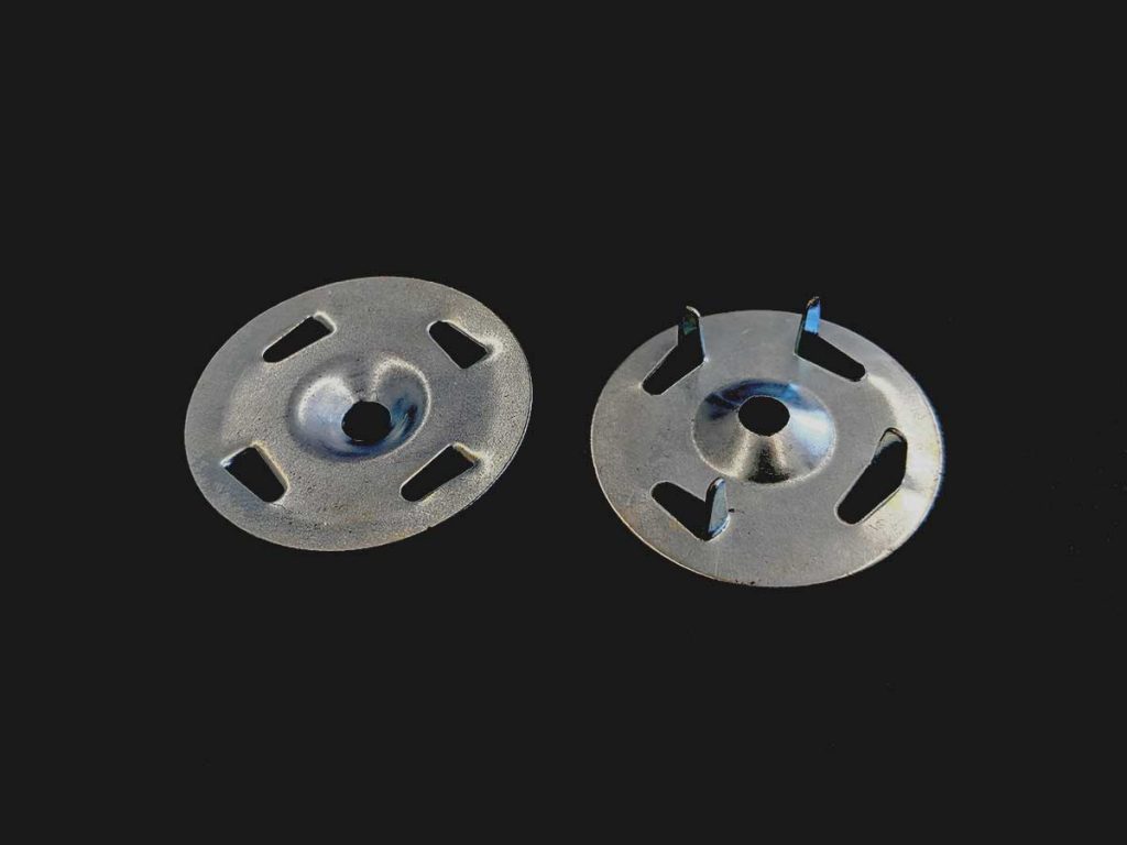 Galvanized Metal Washer with Tabs - MPF-114 - EIFS Insulation Fasteners